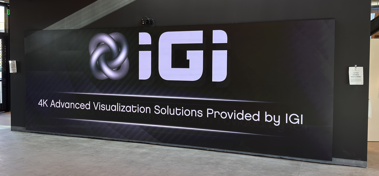 Large Scale Visualization Install During New Construction