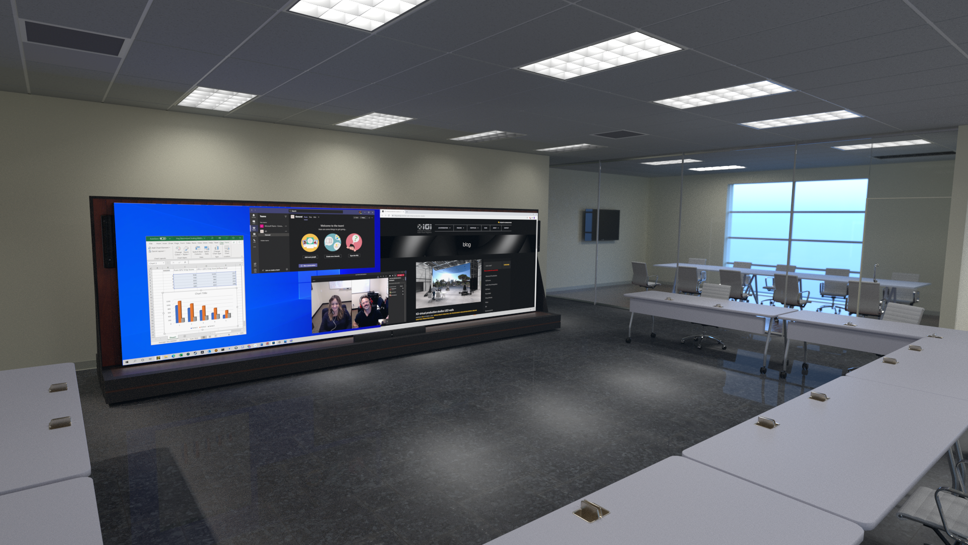 IGI Custom Mobile LED Carts